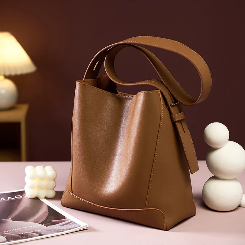 Hifashion-Cow-Genuine-Leather-Bucket-Shoulder-Bags-For-Women-2024-Trend ...