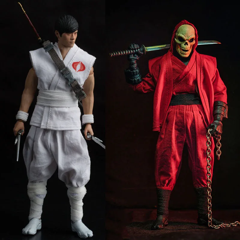 1-12-Scale-Male-Soldier-Clothes-Set-Multicolor-Japanese-Ninja-Ancient-Costume-for-6-Action ...