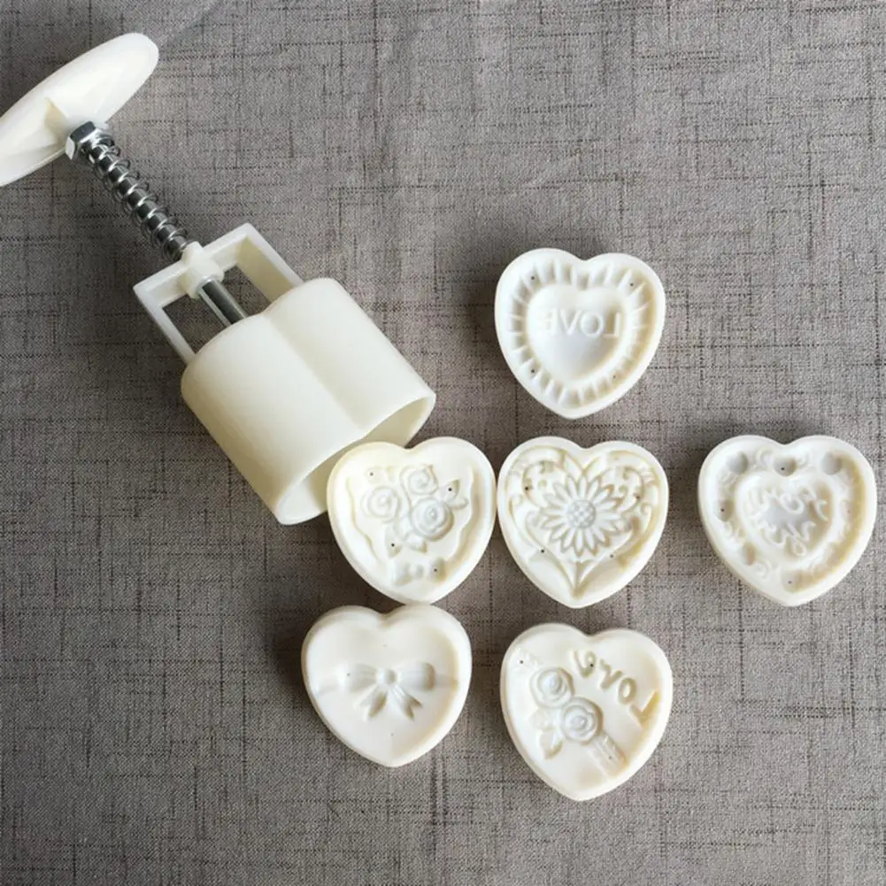 1-Set-Convenient-Moon-Cake-Mould-Reusable-Mooncake-Maker-Good-Grip ...