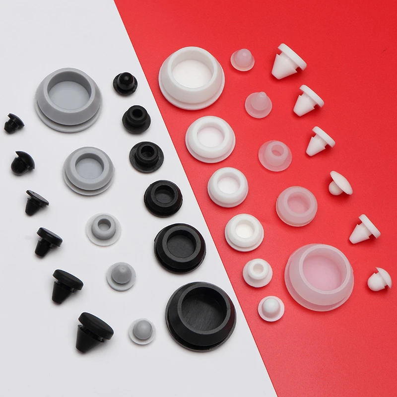 Silicone Rubber Hole Caps 1.8mm To 51mm T Type Plug Cover Snap-on ...