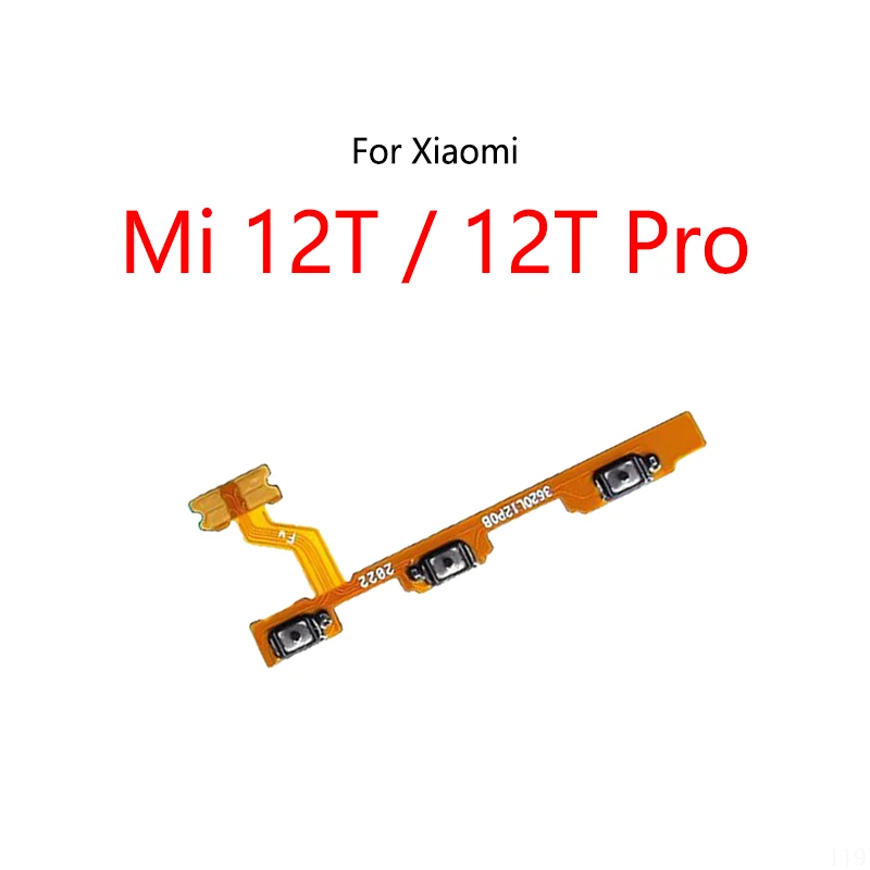 10PCS-Lot-For-Xiaomi-Mi-12T-Pro-Power-Button-Switch-Volume-Mute-Button ...