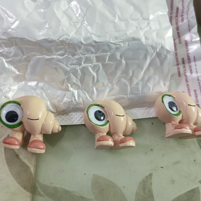3pcs Marcel The Shell With Shoes On Doll Miniature Collectible Figurine ...