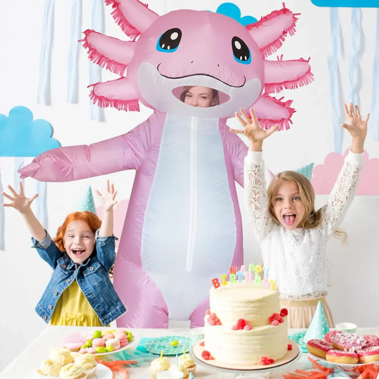 Axolotl-Disfraz-inflable-de-salamandra-rosa-para-adultos-y-hombres ...