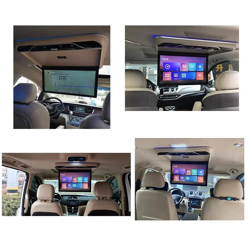 Car Monitor Android 10.0 4G+64G 19 Inch 8K Multimedia Video Playe Car ...