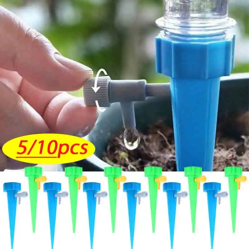 10Pcs-5pcs-Self-Watering-Kits-Automatic-Waterers-Drip-Irrigation-Indoor ...