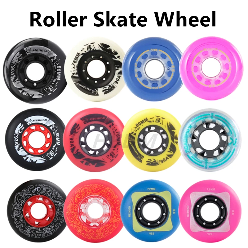 4PCS-Roller-Skate-Wheel-Inline-Skates-Rock-Fancy-Wheel-62mm-64mm-68mm ...
