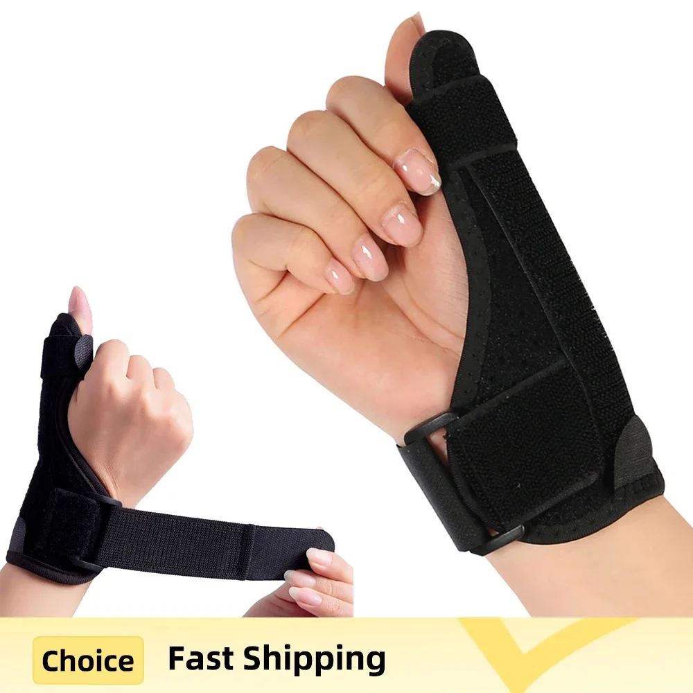 1/2Pcs Thumb Splint Right Left Hand, Reversible Thumb Support, Tendon ...