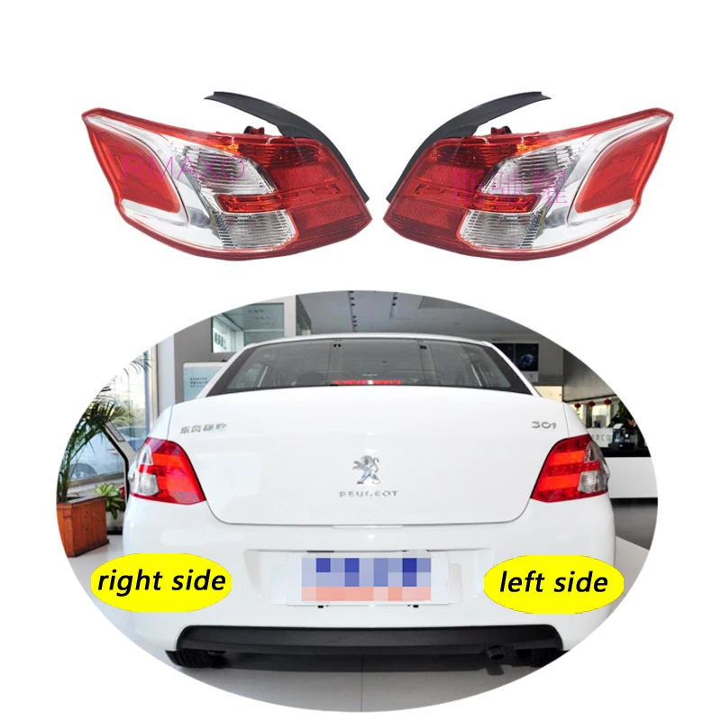 Use-For-Peugeot-301-2013-2016-Transparent-Headlamp-Cover-Lamp-Shade ...