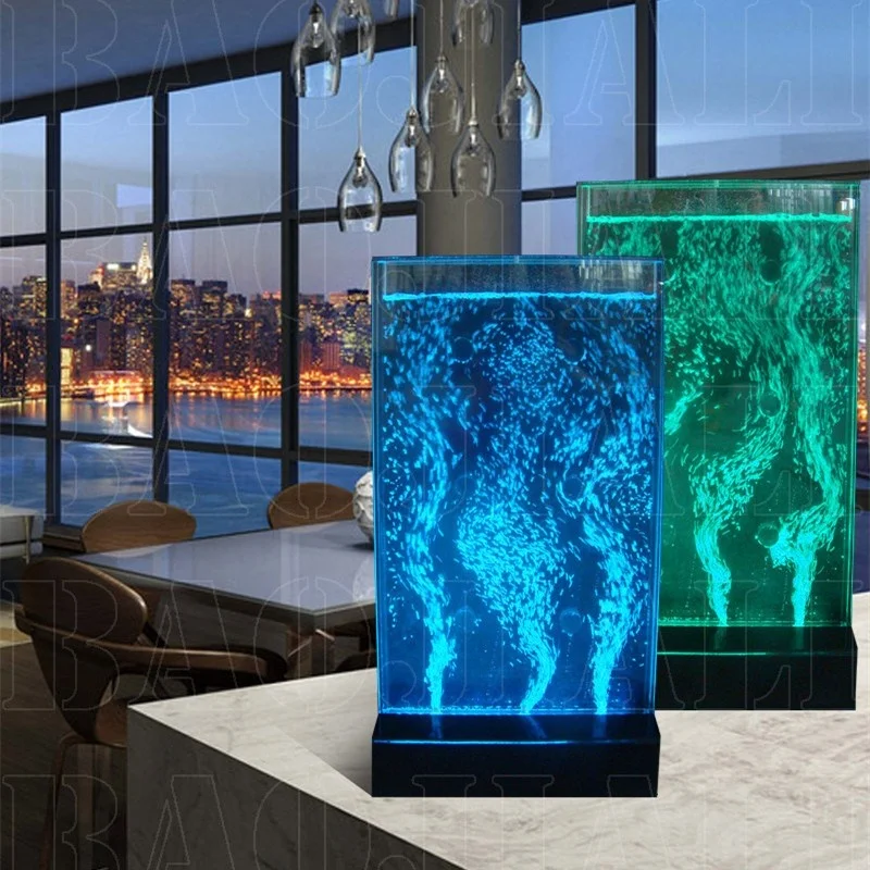 tabletop-home-decoration-led-room-water-bubble-wall-panel-with-led ...