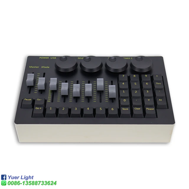 Új Mini Command Wing Stage Effect Fényvezérlő Konzol Kézitáskával Dj ...