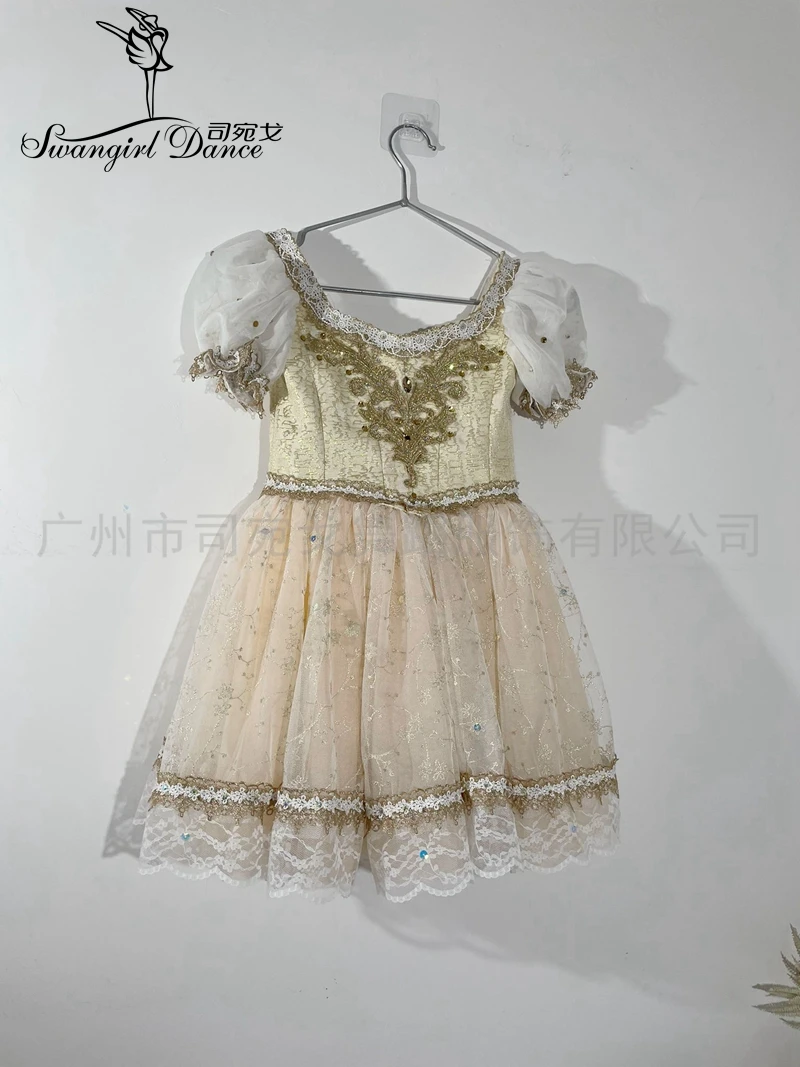Women-Girls-Graduation-Ball-Variation-Romantic-Tutu-Beige-Gold ...