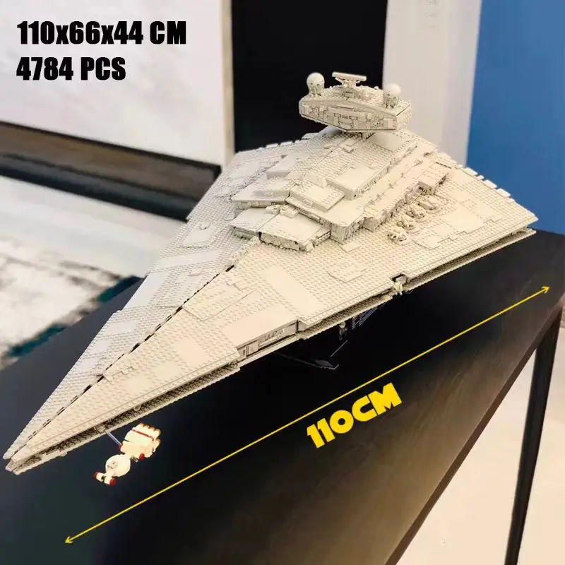 UCS Imperial Destroyer Moc 75252 Display Building Blocks Bricks Toy ...