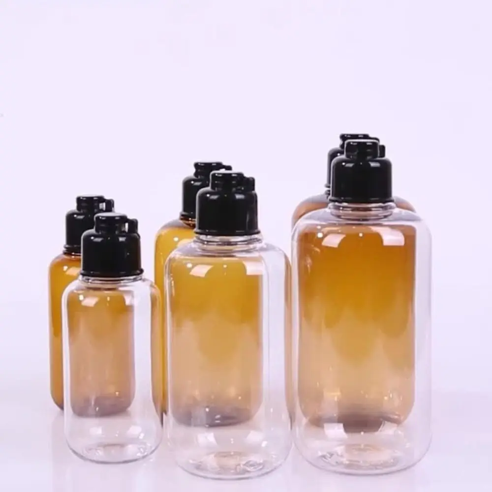 5Pcs-100-200-300ml-Cosmetic-Packaging-Bottles-Squeezable-Leak-Proof ...