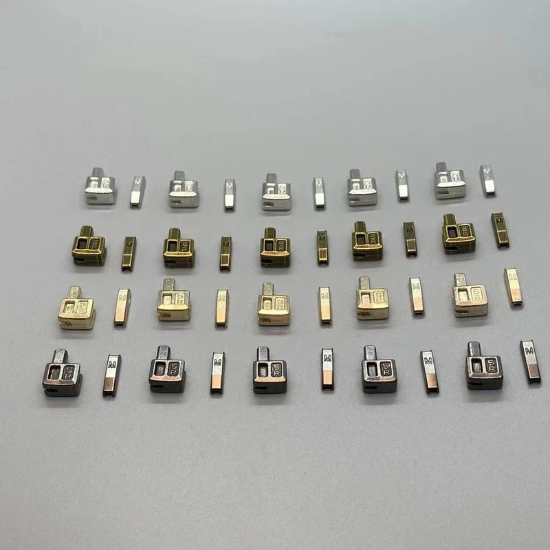 10 Sets Metal Zipper Latch Slider Retainer Insertion Pin Zipper Bottom ...