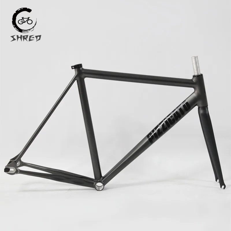 PIZZ-T1-Frameset-700C-Aluminum-Fixed-Gear-Bike-Frame-Fork-Track-Fixie ...