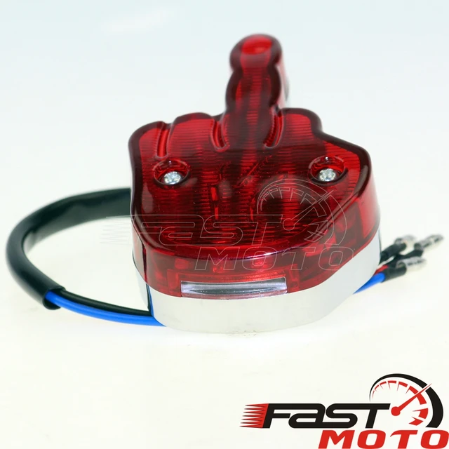 Harley Tail Lights Middle Finger LED Tail Lights For Harley Motorcycles ...