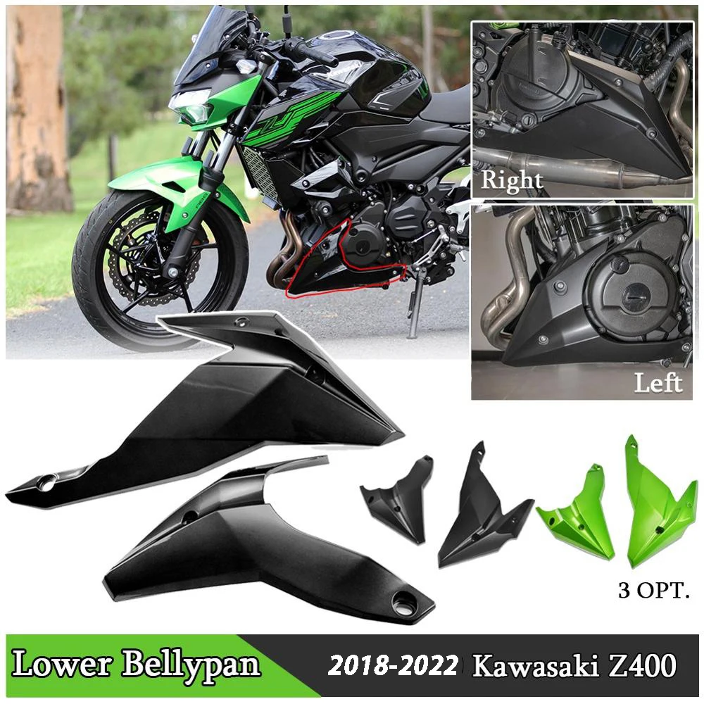Z400-Belly-Pan-For-Kawasaki-Z-400-Bellypan-Lower-Engine-Spoiler-Cowling ...