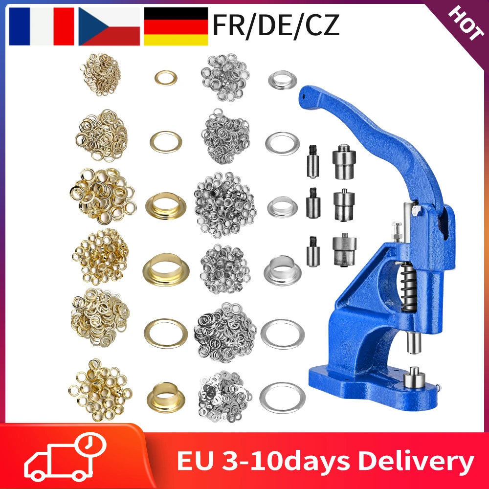 6-10-12mm-Eyelet-Pliers-Set-Rivet-Pliers-Machine-Clamp-with-3-Dies-and ...