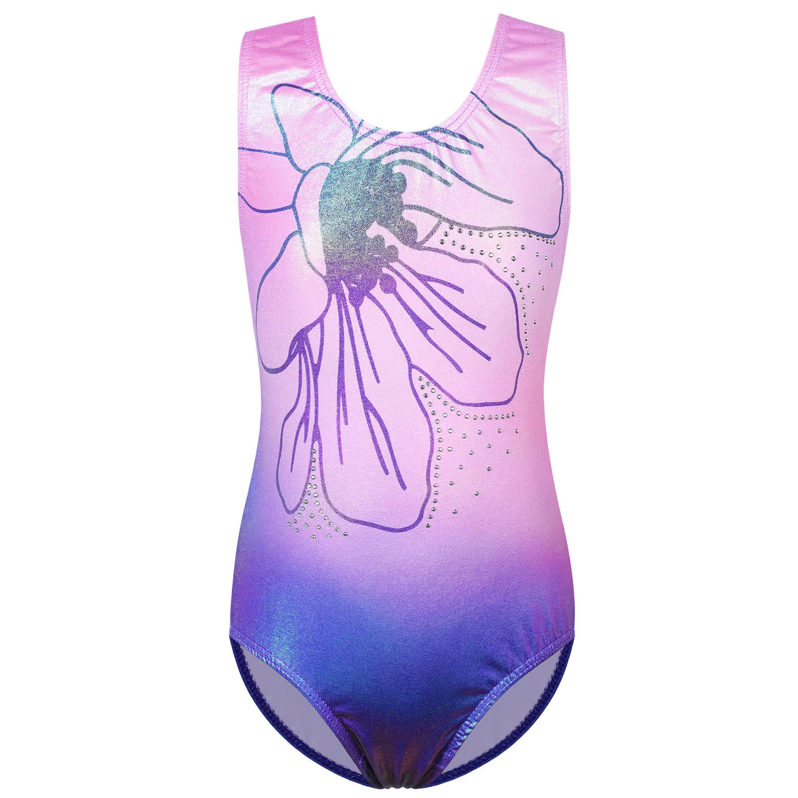 BAOHULU-Gradient-Gymnastics-Leotard-for-Girls-Sparkle-Bodysuit ...
