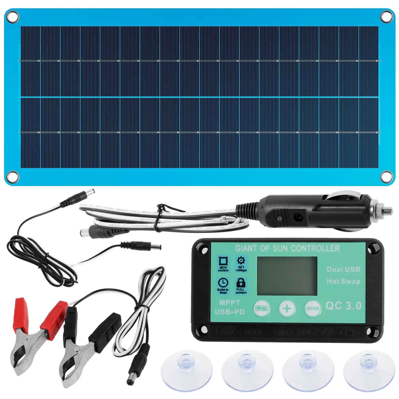 15W-Solar-Panel-IP68-Waterproof-Solar-Charger-Lightweight-Solar-Panel ...