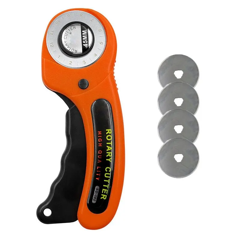 Rotary-Cutter-45mm-Card-Paper-Sewing-Quilting-Roller-Fabric-Cutting ...