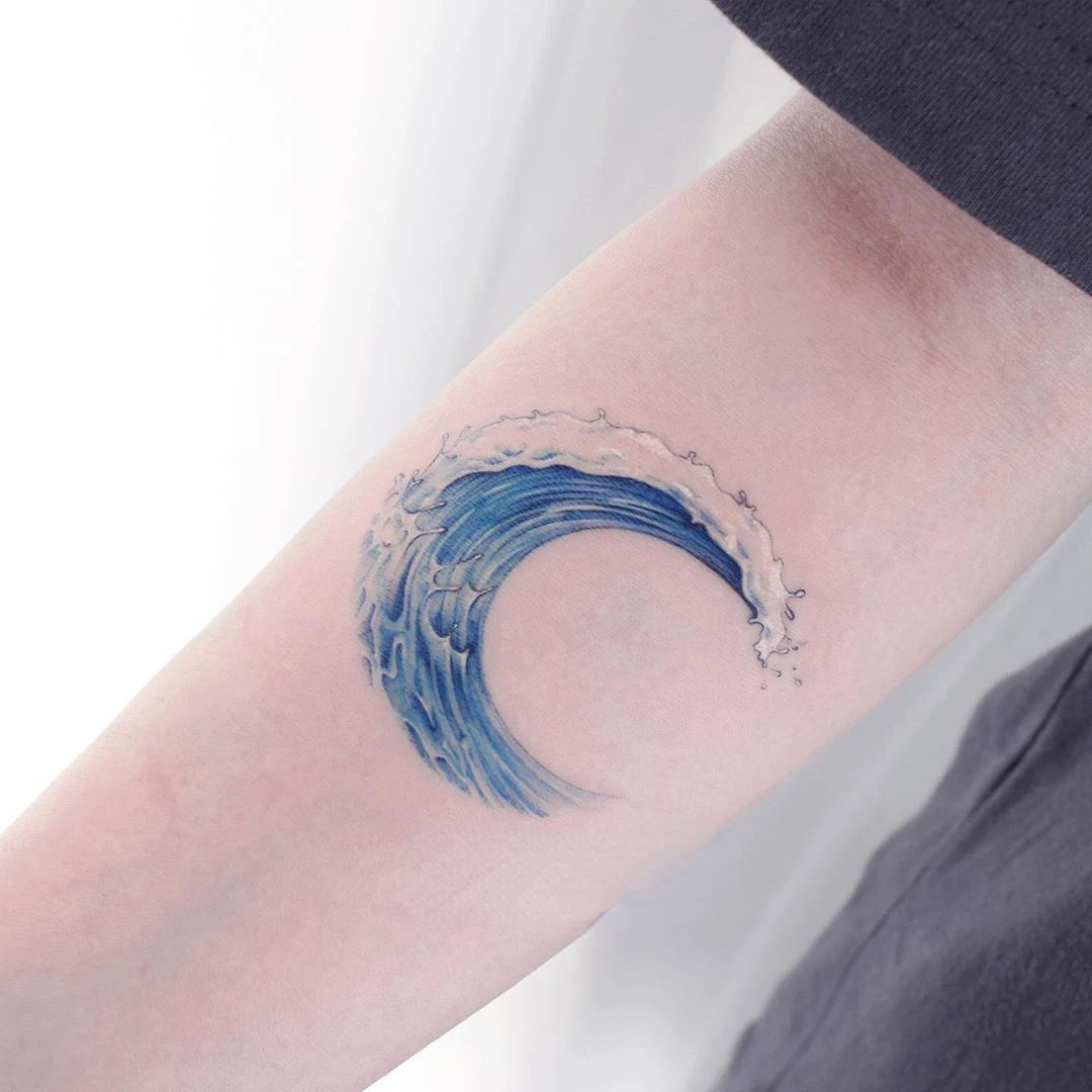 Ocean Wave Tattoos