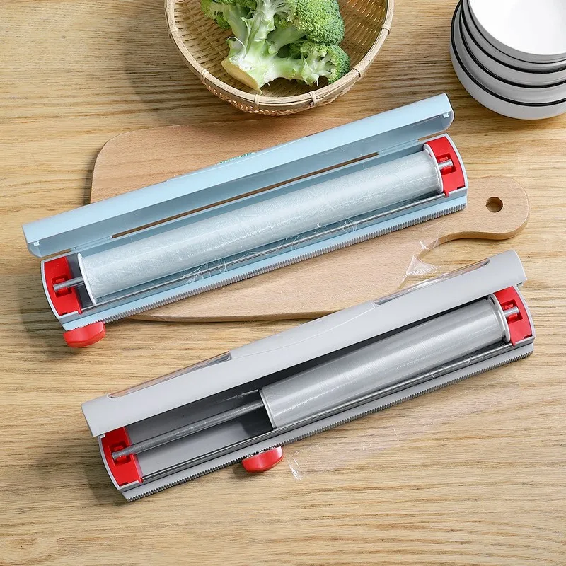 Paper-Storage-Kitchen-Organizer-Food-Plastic-Wrap-Dispenser-Wall ...