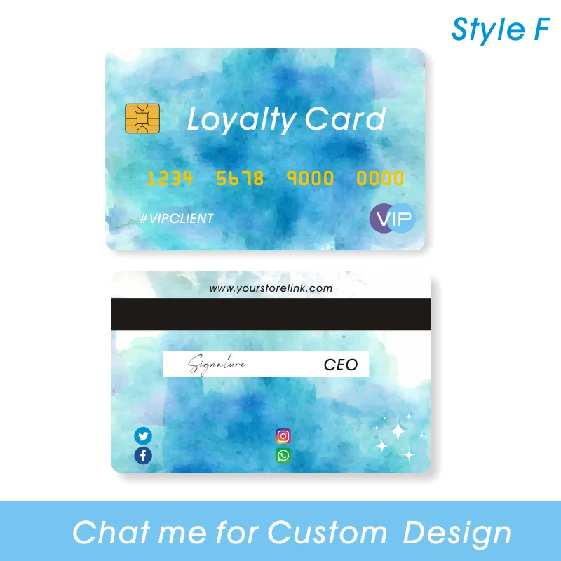 Credit Card Loyalty Card Custom Loyalty Card Card Design Logo Design ...
