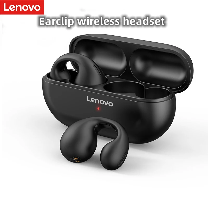 Lenovo-auriculares-inal-mbricos-TWS-cascos-con-Bluetooth-gancho-para-la-oreja-micr-fono ...
