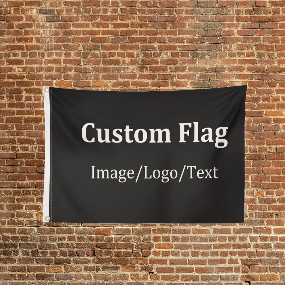 Custom National Flag Team Company Logo Flag Polyester Printed ...