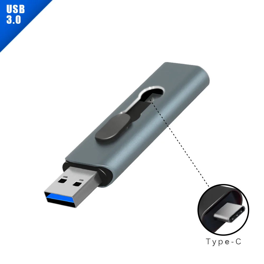 Pendrive 2 in 1 USB Flash Drive OTG 32GB Pen Drive 3.0 Cle Usb Flash ...