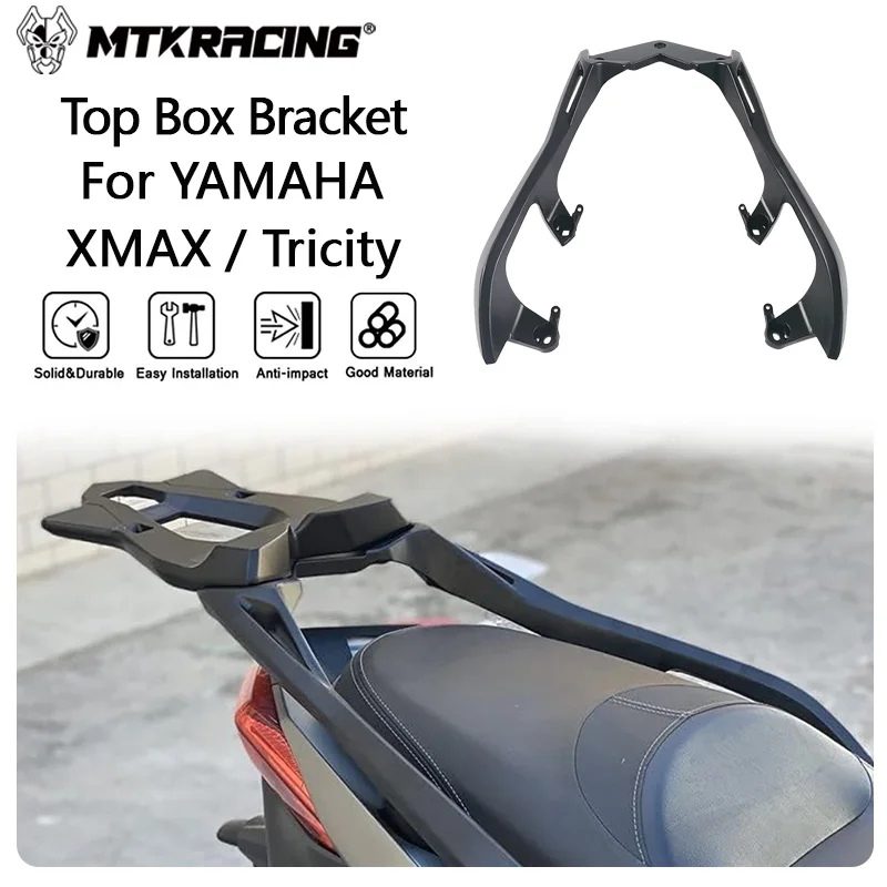 MTKRACING-Top-Box-Bracket-For-YAMAHA-XMAX-Tricity-Rear-Luggage-Tool-Box ...