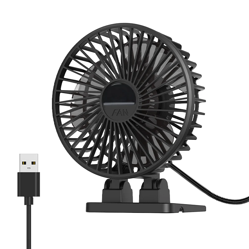 USB-Desk-Mini-Portable-Fan-3-Speeds-Cooling-Plug-in-Power-Rotation ...