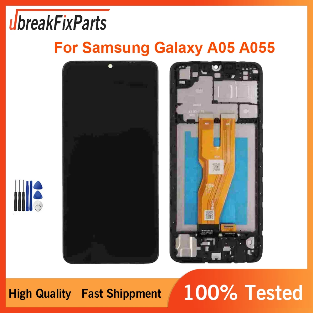 6.7" New For Samsung A05 A055 LCD Display Touch Screen Digitizer Frame ...