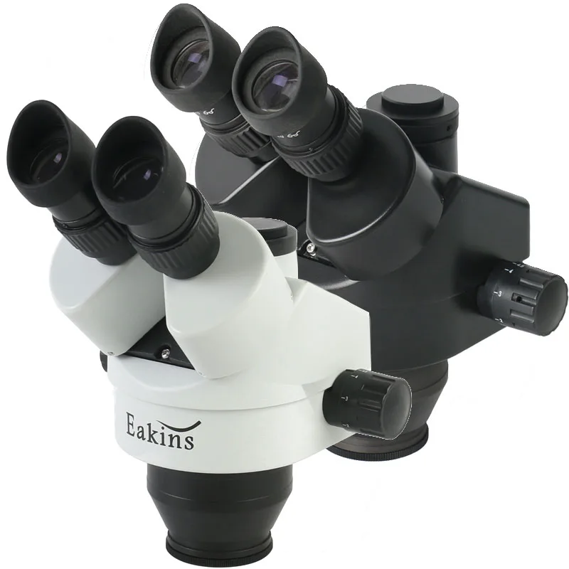 3-5X-7X-45X-90X-Zoom-Simul-Focal-Trinocular-Stereo-Microscope-Head-0-5X ...