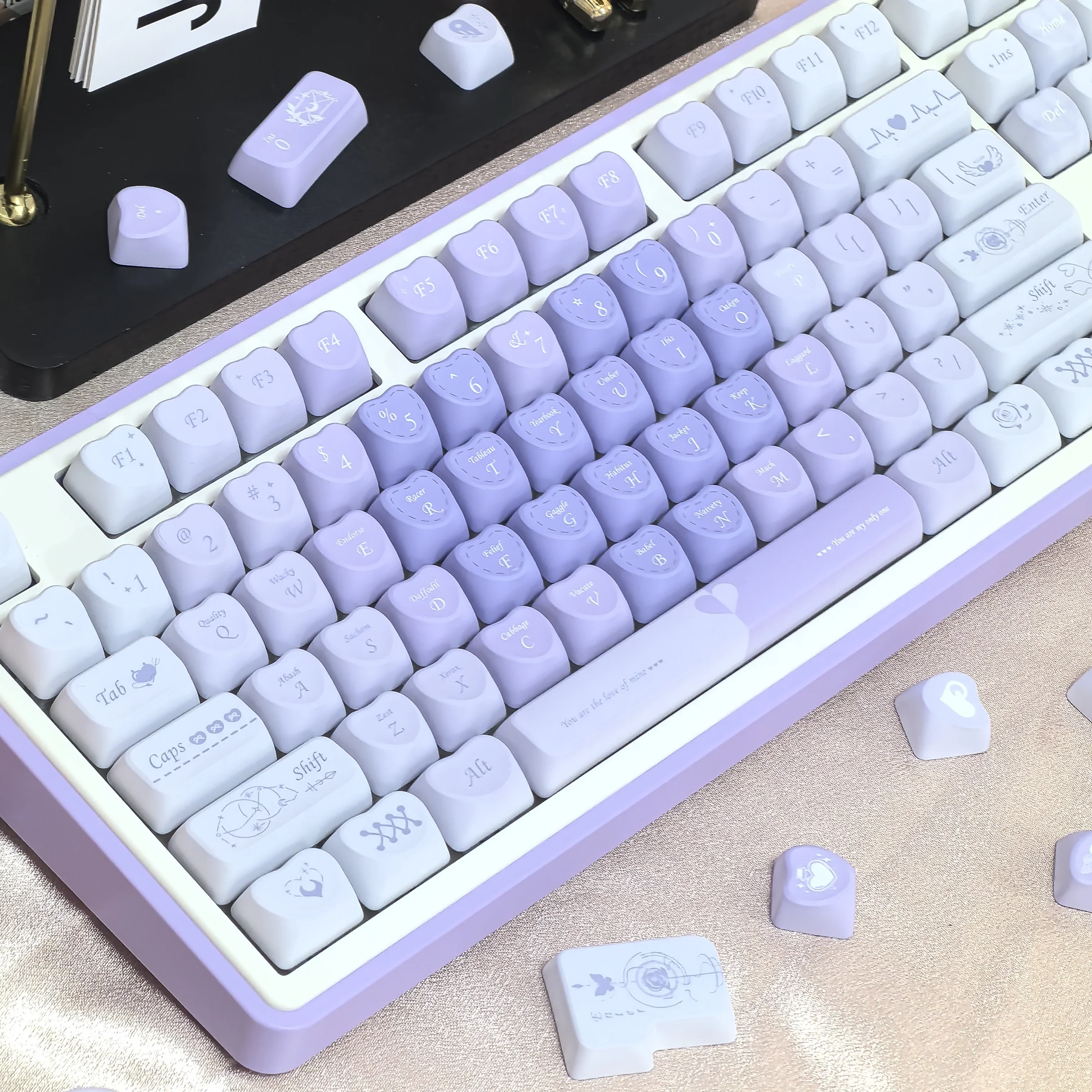 Heart Shaped Keyboard Keys