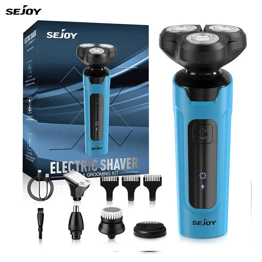 Sejoy-5in1-Electric-Shaver-For-Men-Cordless-Dry-Multifunctional-Wet ...