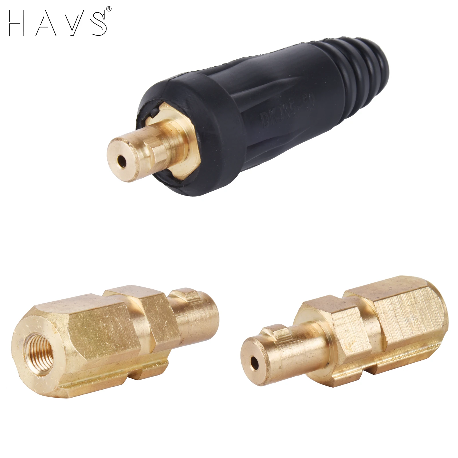 Dinse 35-50 INLINE Gas with 3/8" Connection Fit WP9 & WP17 Series TIG ...