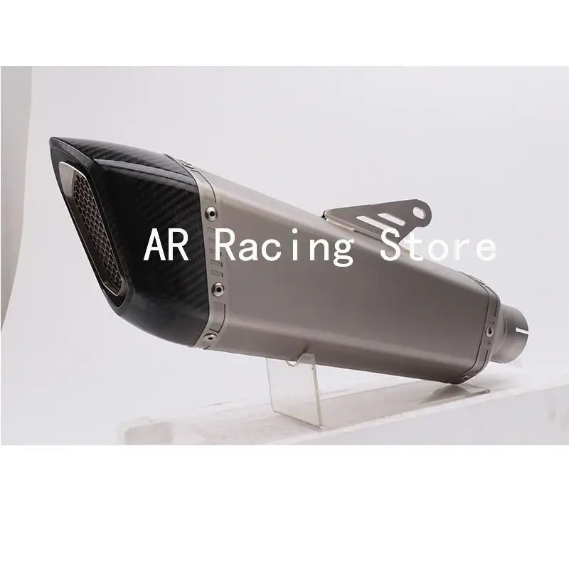 60MM Motorcycle Exhaust Escape iSTUNT Moto Modified Carbon fiber ...