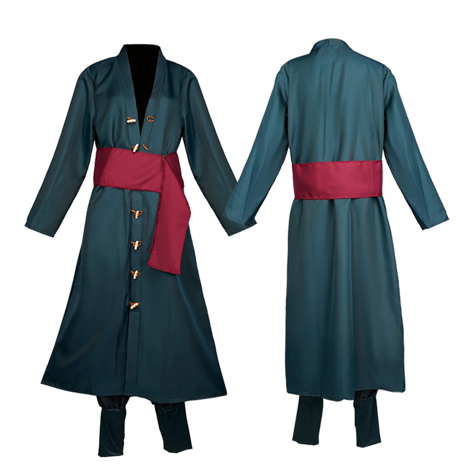 One-Piece-Cosplay-Roronoa-Zoro-Costume-Kimono-Robe-Halloween-Carnival ...