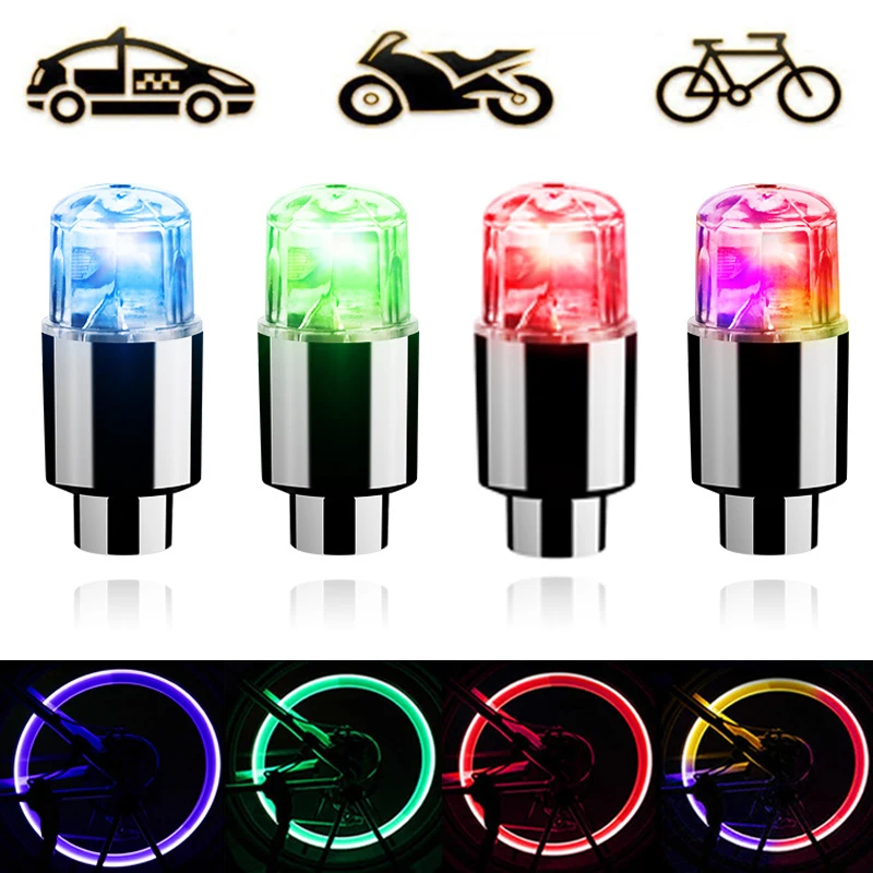1-4Pcs-Car-Wheel-Lights-Cap-Auto-LED-Light-Wheel-Tire-Tyre-Air-Valve ...