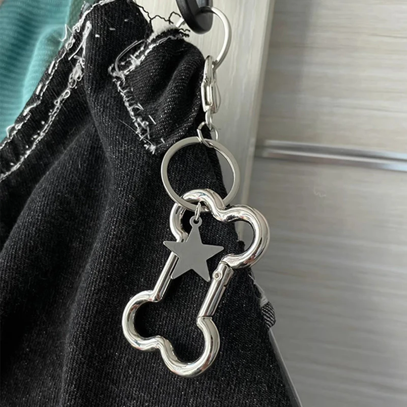 Punk-Cool-Bone-Keychain-Korean-Fashion-Star-Bag-Pendant-Accessorys-Goth ...