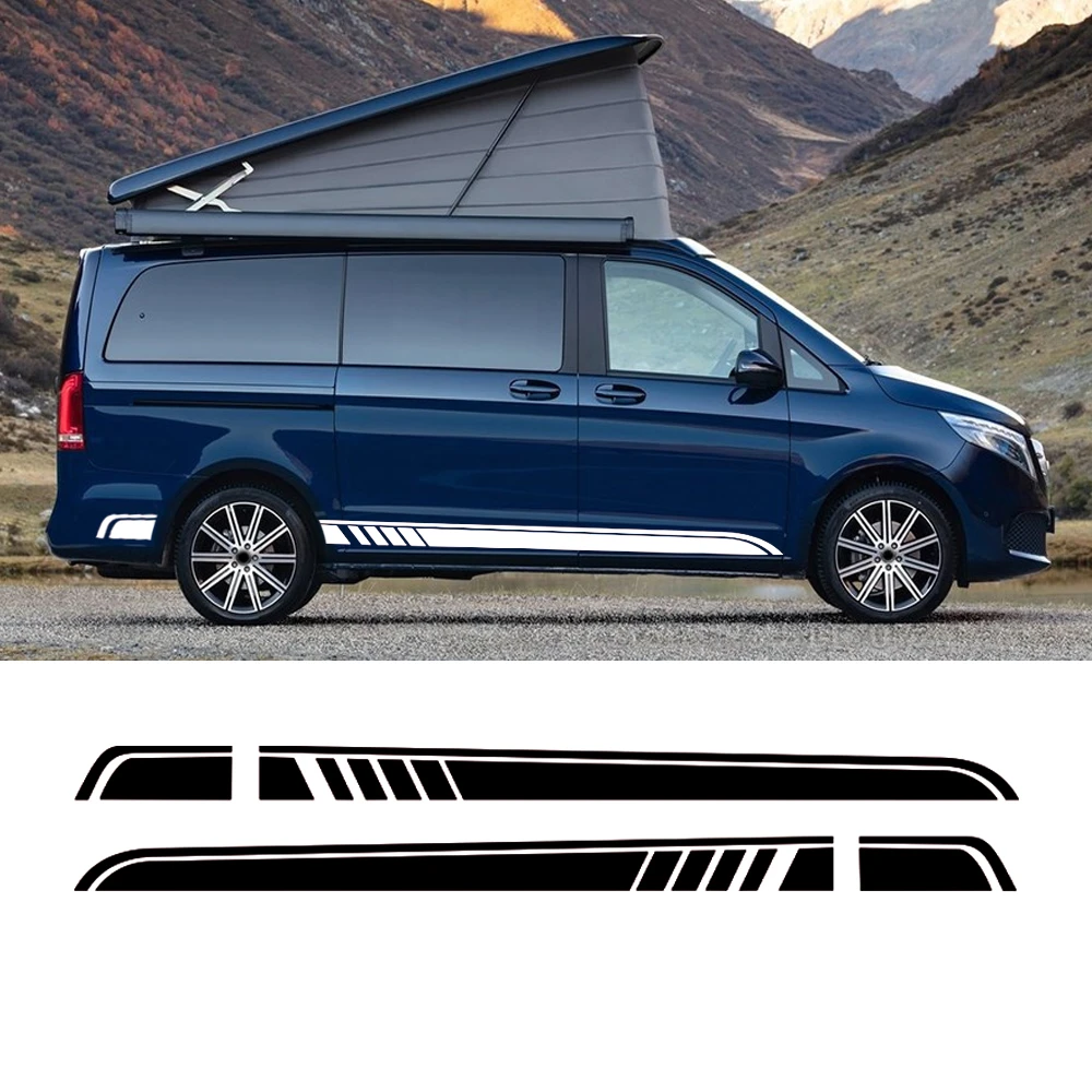 4pcs-For-Mercedes-Benz-Vito-Viano-V-Class-W447-V260-Long-Side-Stripe ...