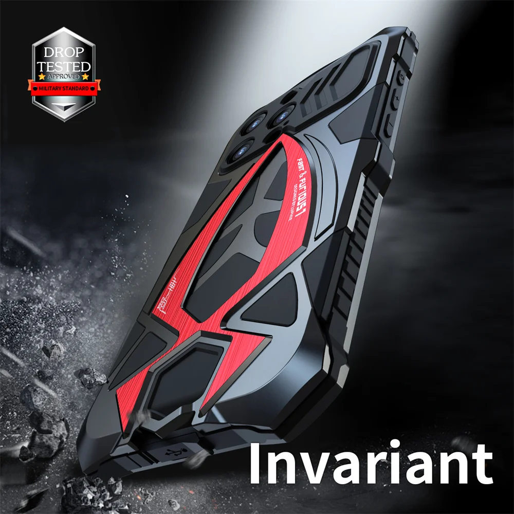 Luphie-Funda-de-tel-fono-resistente-a-prueba-de-golpes-carcasa-de-Metal ...