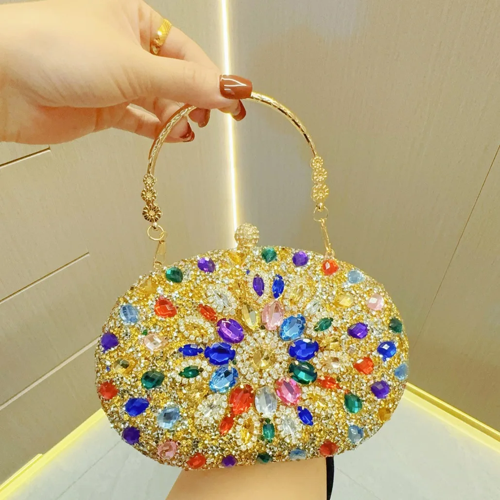 Elegant-Diamond-studded-Texture-Women-Evening-Bag-for-Banquet-and-Party ...