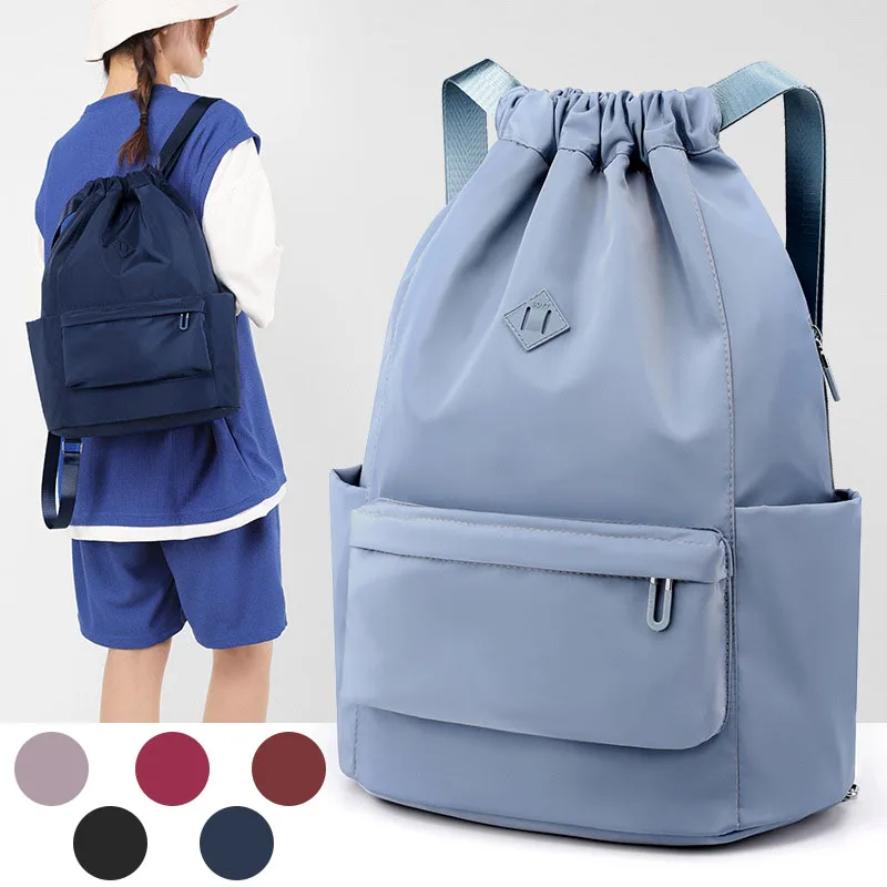 Fashion Drawstring Backpack For Women High Quality Durable Soft Fabric ...