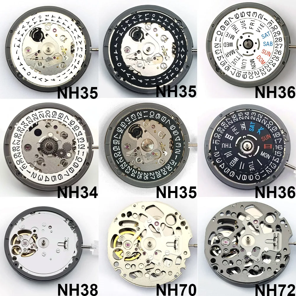 Movimiento-mec-nico-totalmente-autom-tico-NH34-35-36-38-70-72-blanco-y ...