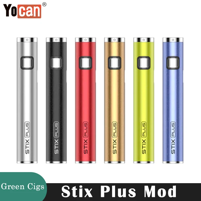Original-Yocan-Stix-Plus-Mod-Vape-3-0V-3-5V-4-2V-Voltage-650mAh-Battery ...