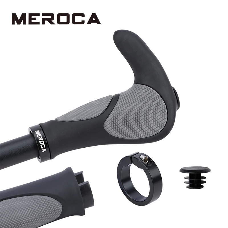 MEROCA-Bicycle-Grips-TPR-Rubber-Integrated-MTB-Cycling-Hand-Rest ...