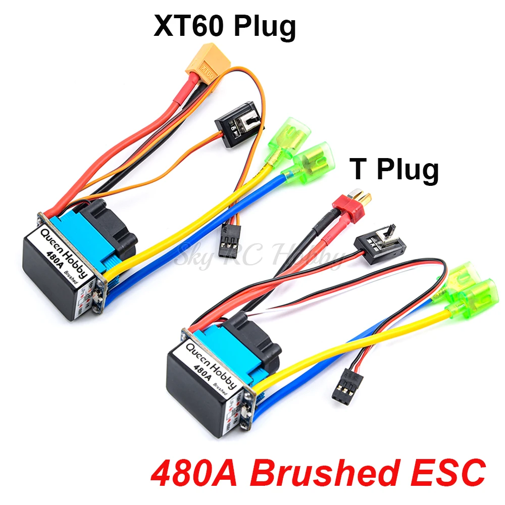 NEW-480A-Brushed-ESC-Electronic-Speed-Controller-BEC-Output-5V-3A-for ...